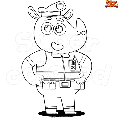 Dibujo para colorear Milo Rodney - Supercolored.com Dibujo para colorear Milo Rodney - Supercolored.com