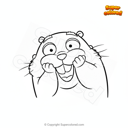 Coloring page Beaver Hoppers